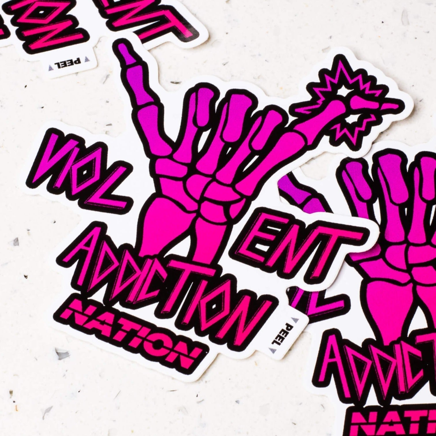 Violent Addiction Sticker - Nation Athletics Bjj