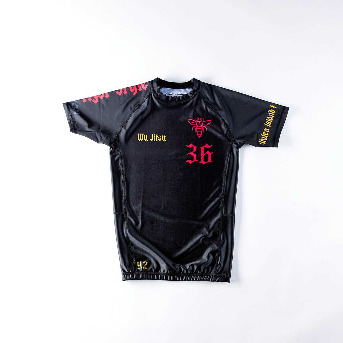 Nation Athletic Jiu JItsu | Short Sleeve BJJ Rash Guards | Wu Jitsu ...