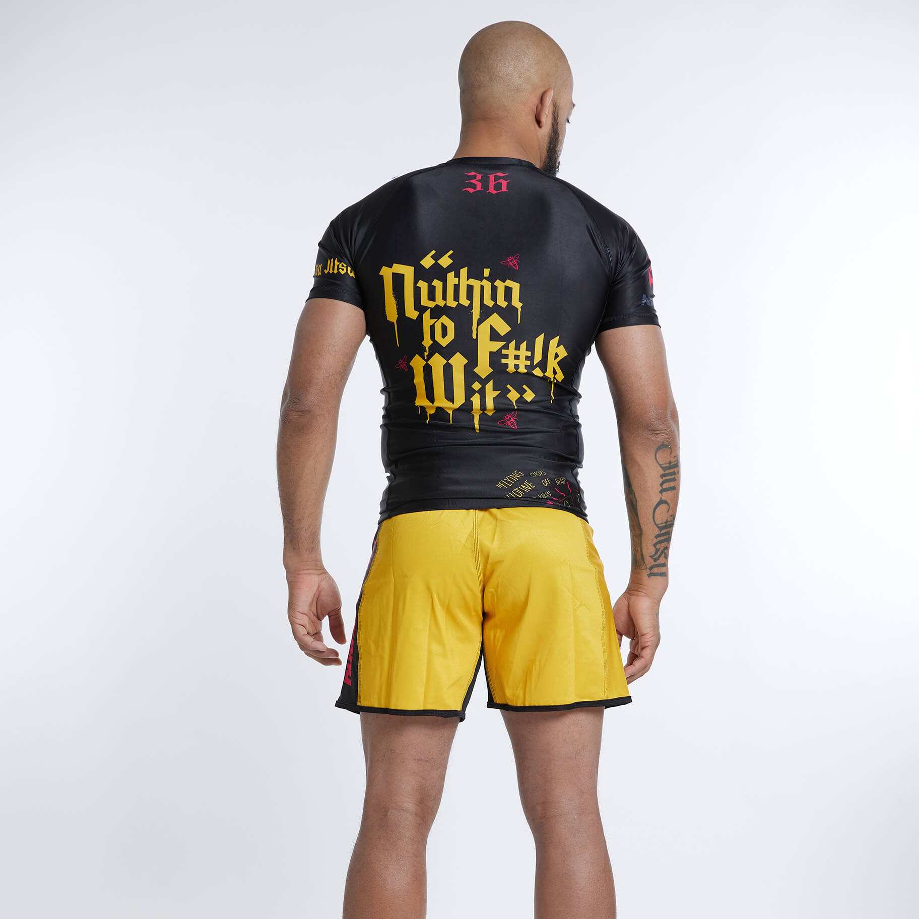 BJJ Rash Guard Short Sleeve for No-Gi | Nation Athletic – Nation ...