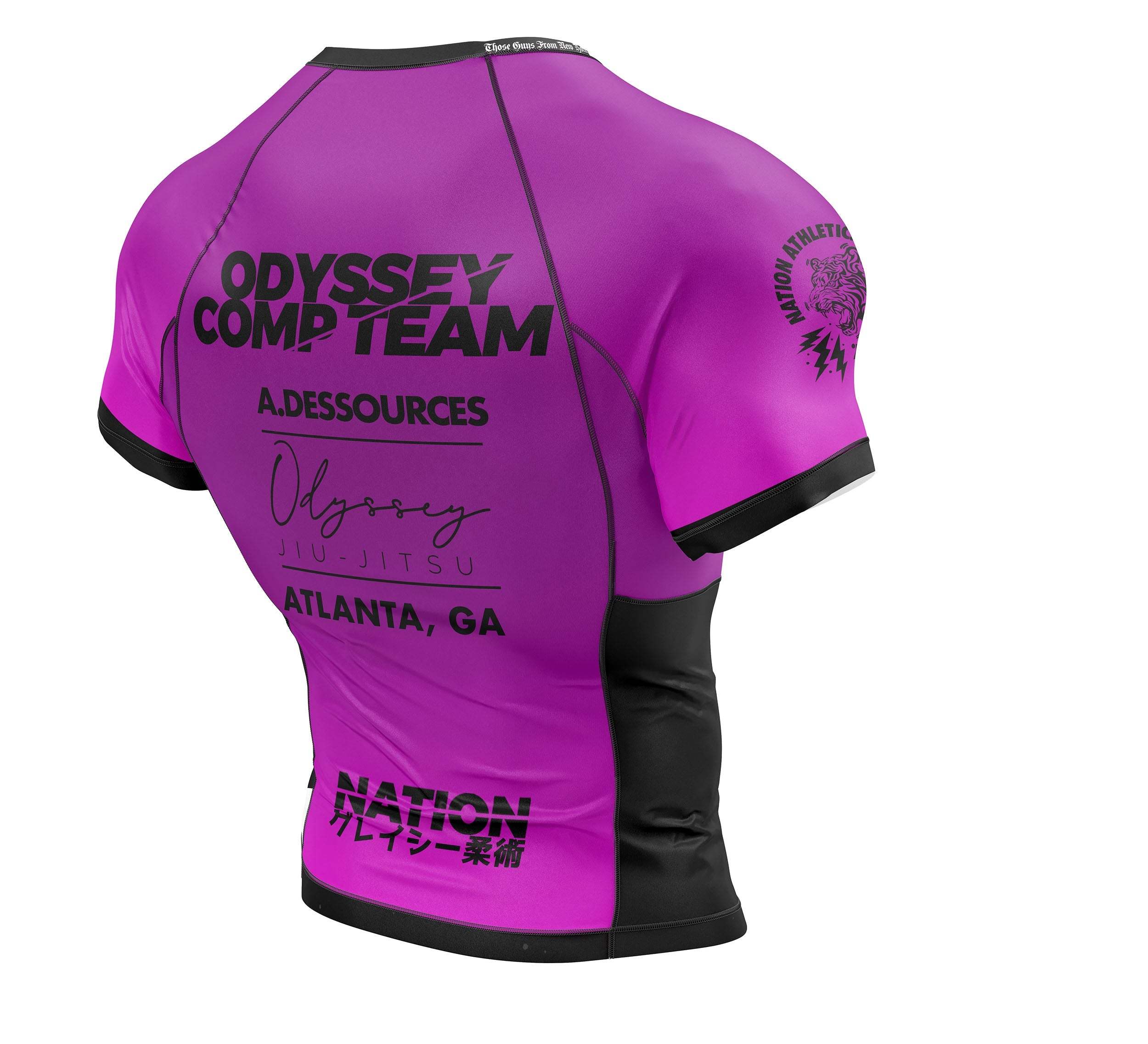 Ranked Rash Guard - Odyssey Competition Rash Guard BJJ - Multicolor ...