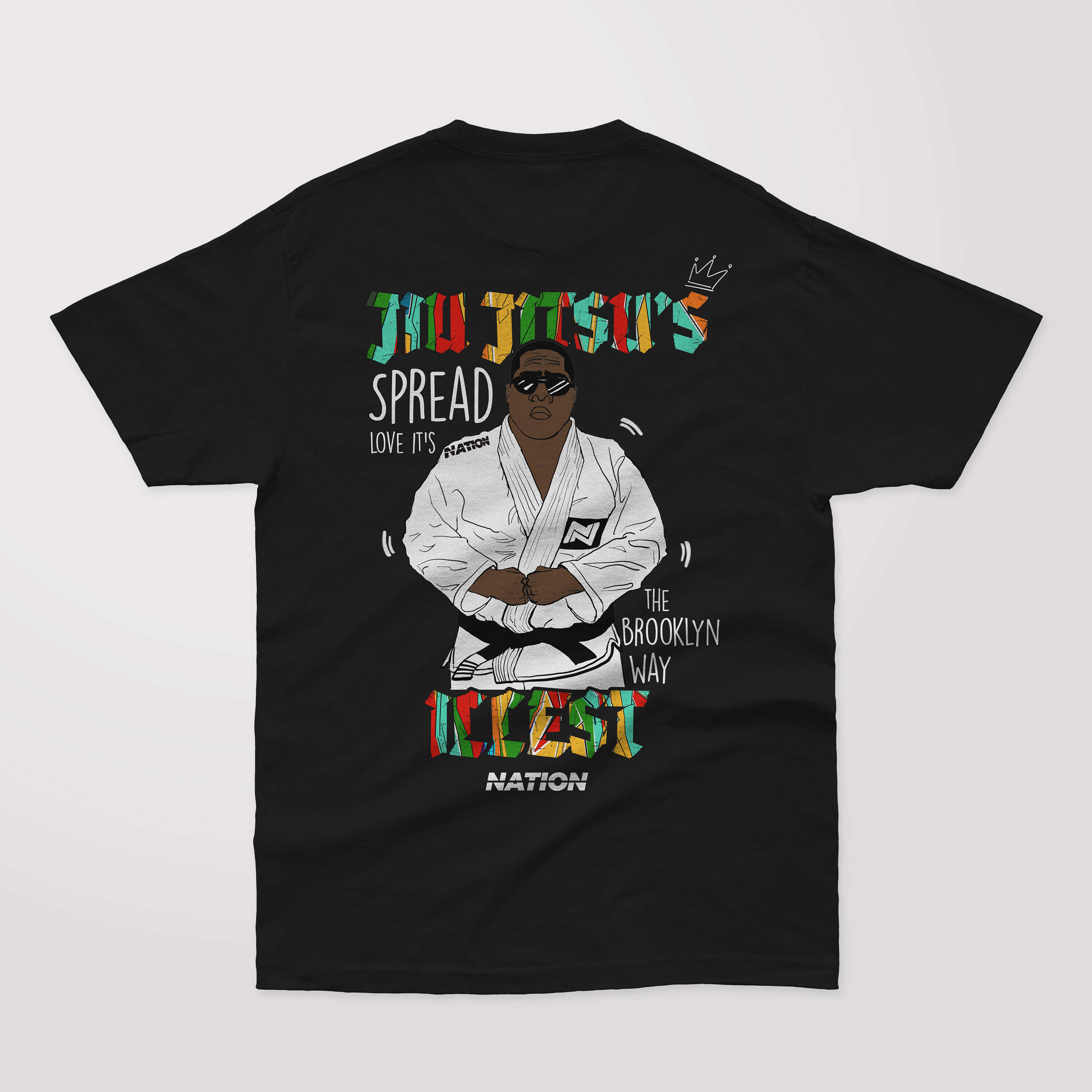 BJJ T Shirts - Iconic Black Apparel by Nation Athletic – Nation ...