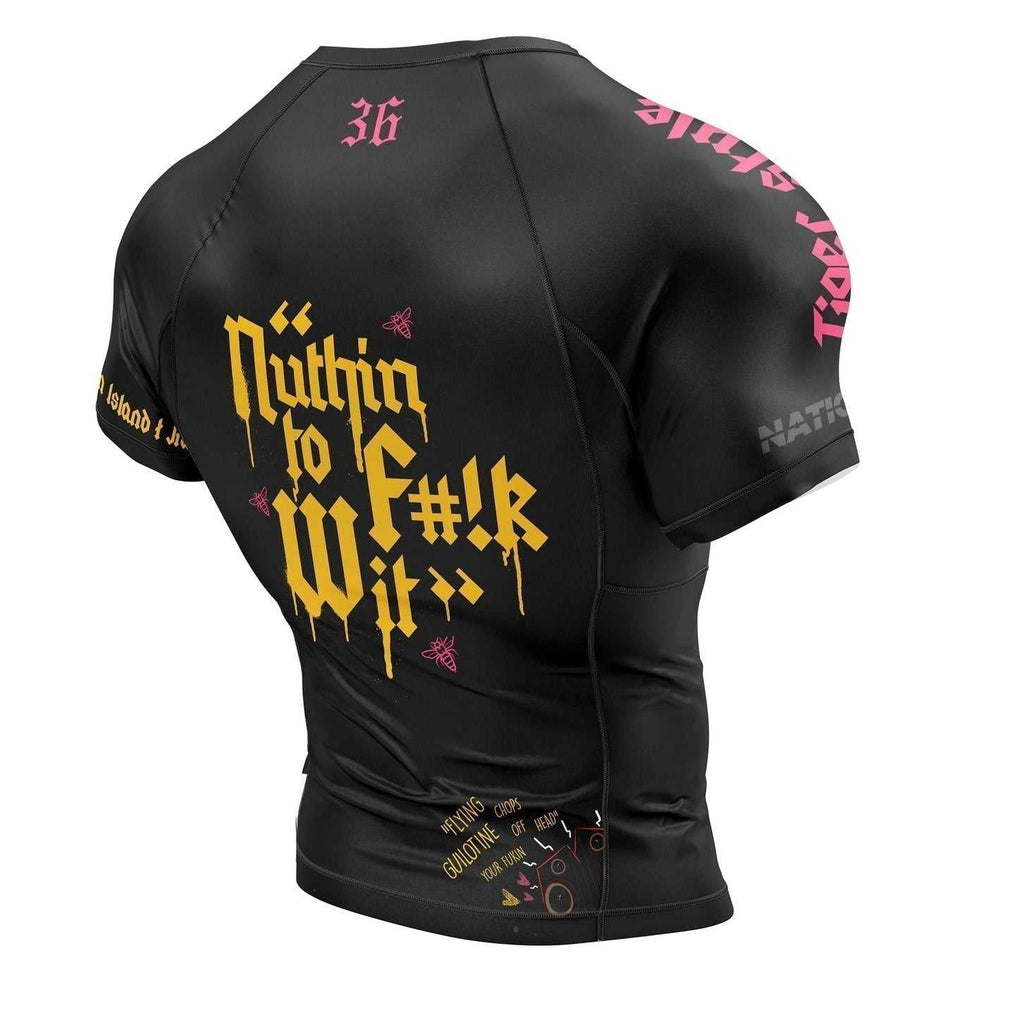 Nation Athletic Jiu JItsu | Short Sleeve BJJ Rash Guards | Wu Jitsu Edition - Nation Athletics Bjj